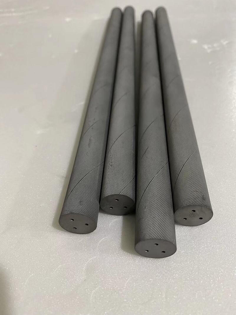 Carbide Rods With Helical Spiral Coolant Holes - AGrade Carbide