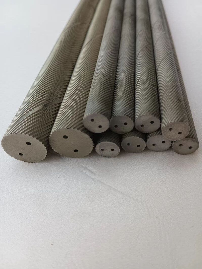 Carbide Rods With Helical Spiral Coolant Holes - AGrade Carbide